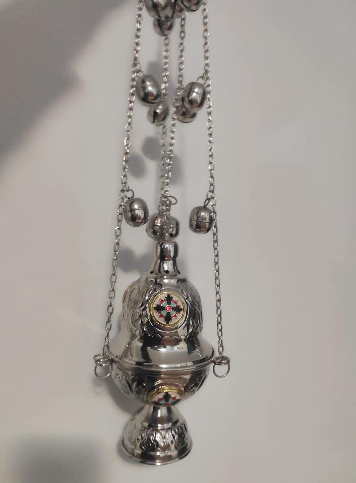 Church Incense Burner With Chains New Censer Vessels for - Etsy