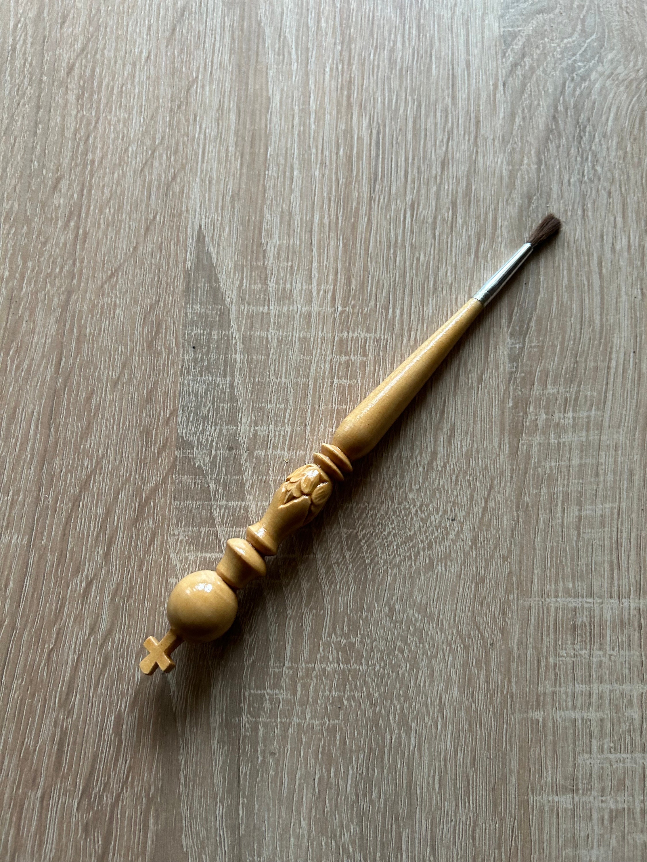Liturgical Set: Steel Spear, Portable Aspergillum & Anointing Brush - Etsy