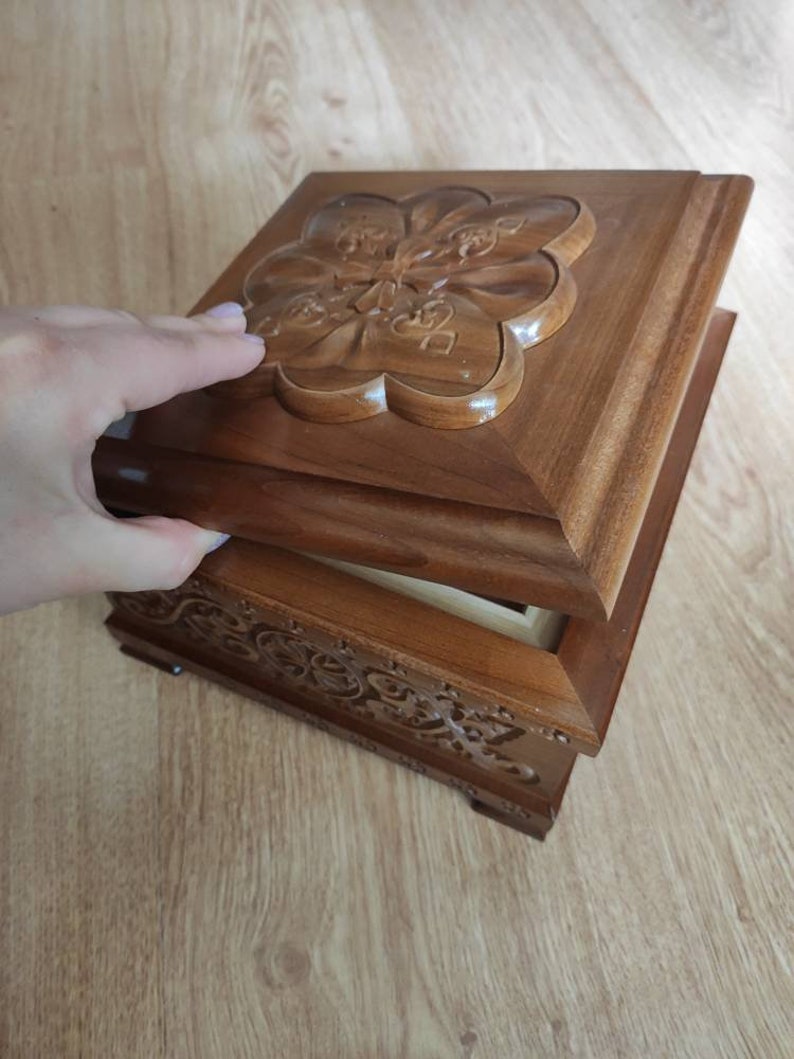 Reliquary Casket Small Wooden Cross for Holy Relics Saver - Etsy