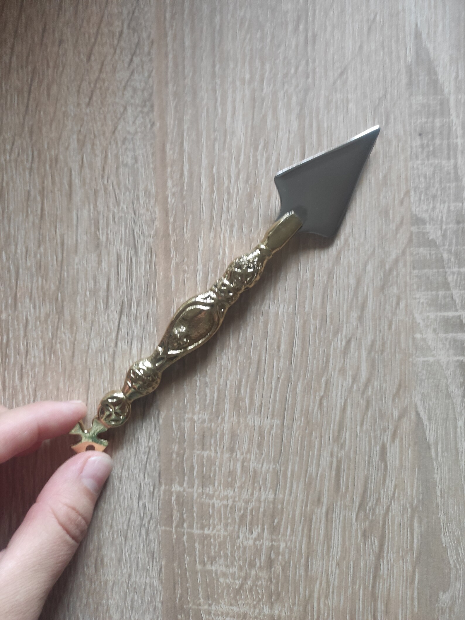 Liturgical Spear, Orthodox Communion Spear for Prosphora, Engraved ...