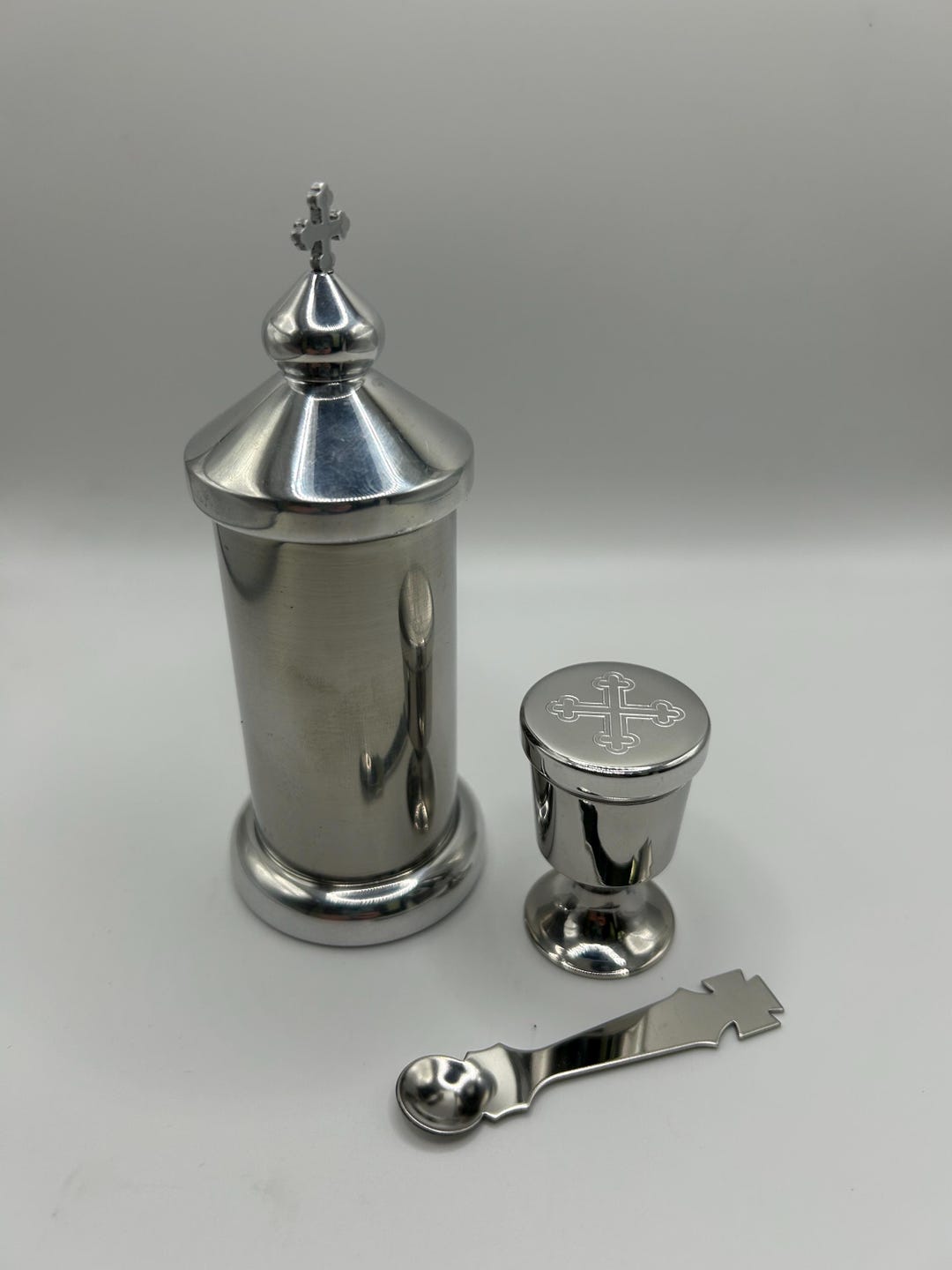 Pyx, Liturgical Monstrance, Chalice Cup 5m, Spoon Set, Holy Gifts ...