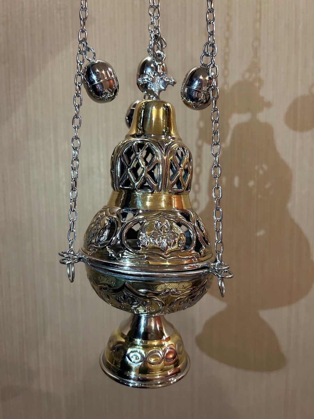 Church Incense Burner With Chains, New Censer, Vessels for Priest ...