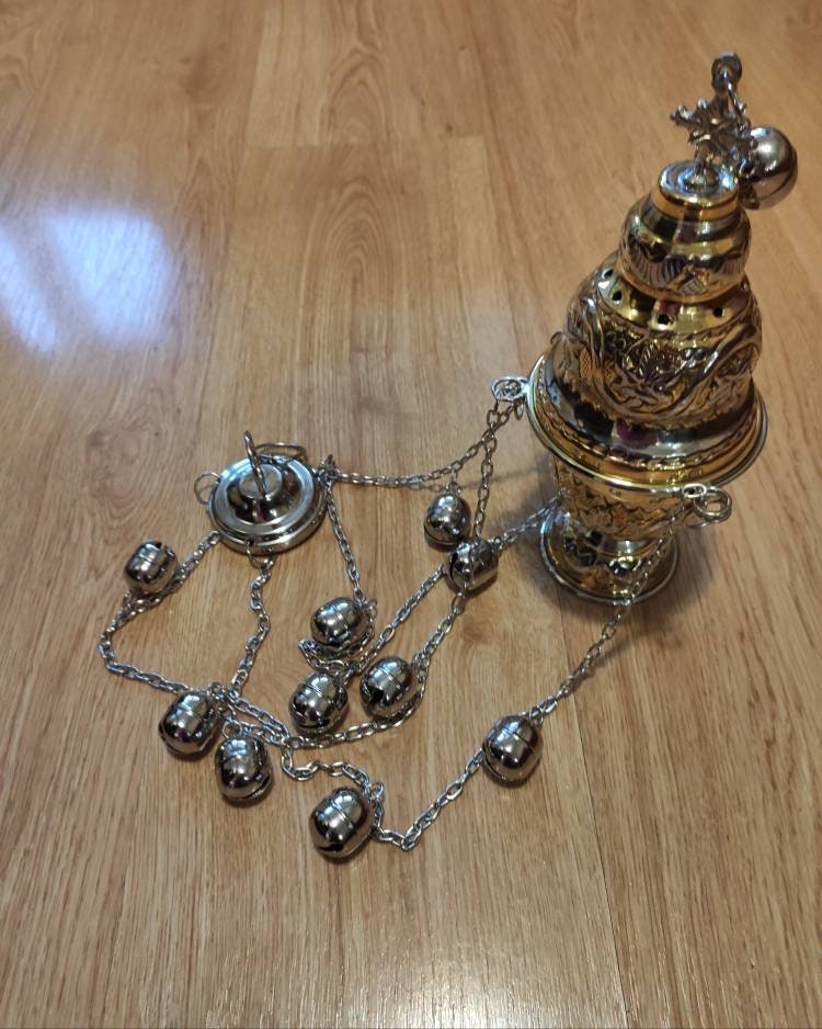Church Incense Burner With Chains, New Censer, Vessels for Priest ...