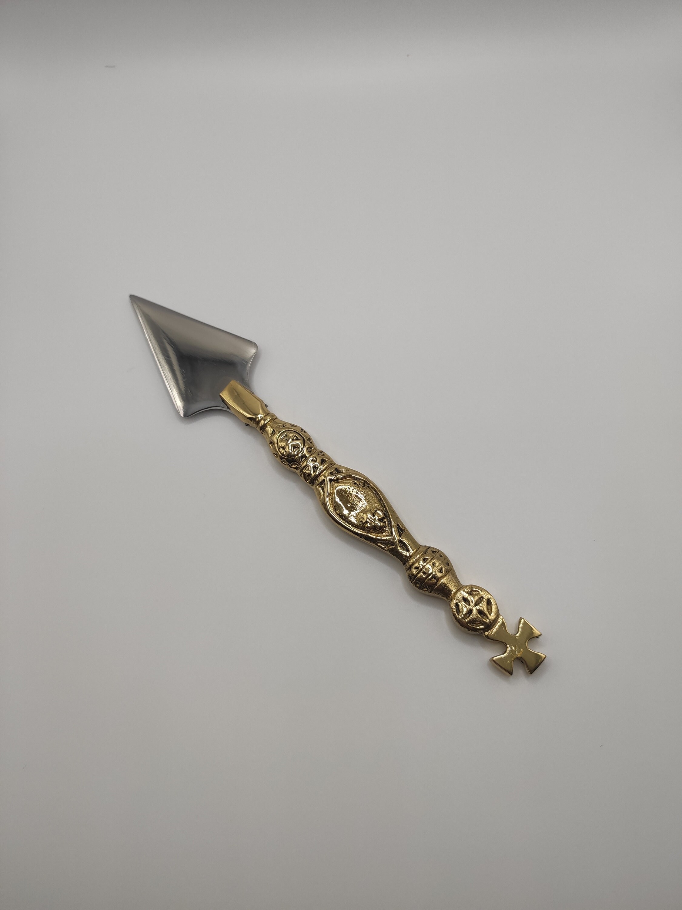 Liturgical Spear, Orthodox Communion Spear for Prosphora, Engraved ...