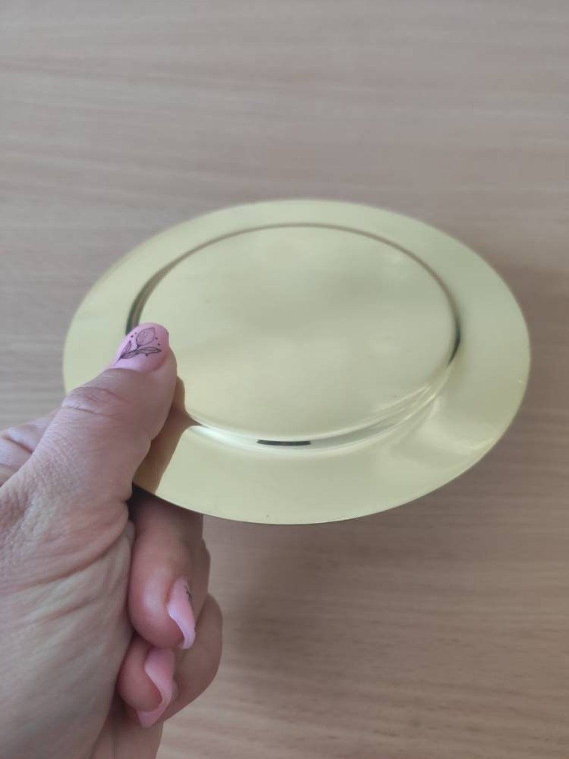 Gold Painted Brass Eucharistic Plate: Orthodox Communion Set (13.5 Cm ...