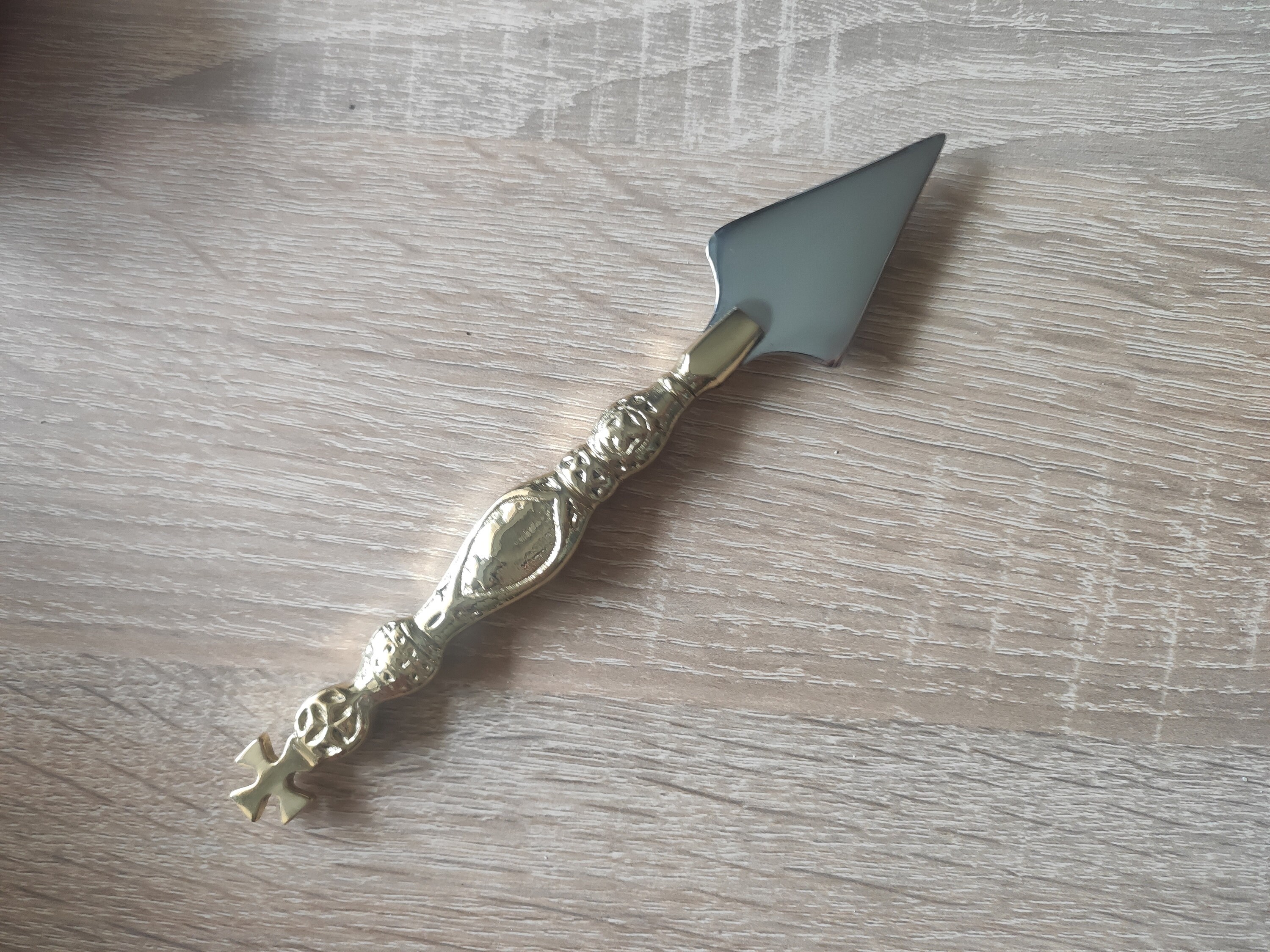 Liturgical Spear, Orthodox Communion Spear for Prosphora, Engraved ...