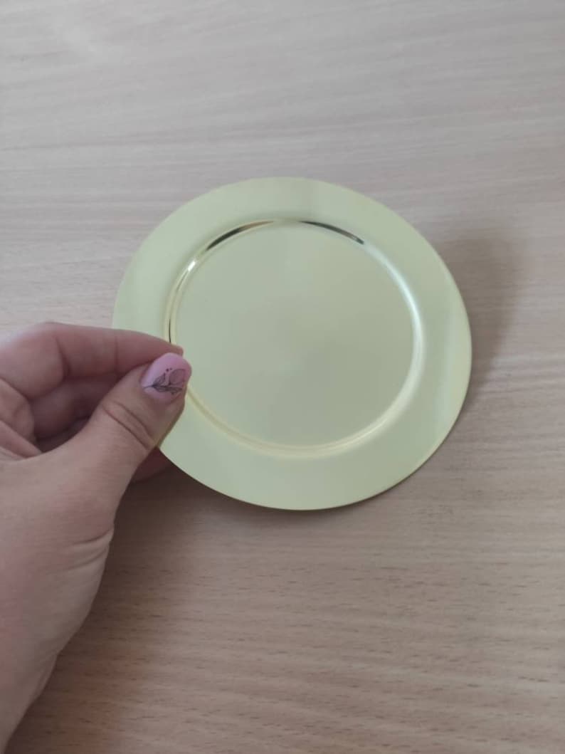 Gold Painted Brass Eucharistic Plate: Orthodox Communion Set (13.5 Cm ...