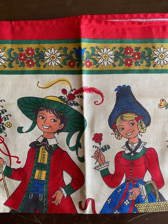 Kitchen & Dining Home & Living Vintage Austrian 'Tirol' Linen Table ...