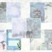 Winter Junk Journal Digital Background Pages - Etsy