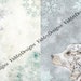 Winter Junk Journal Digital Background Pages - Etsy