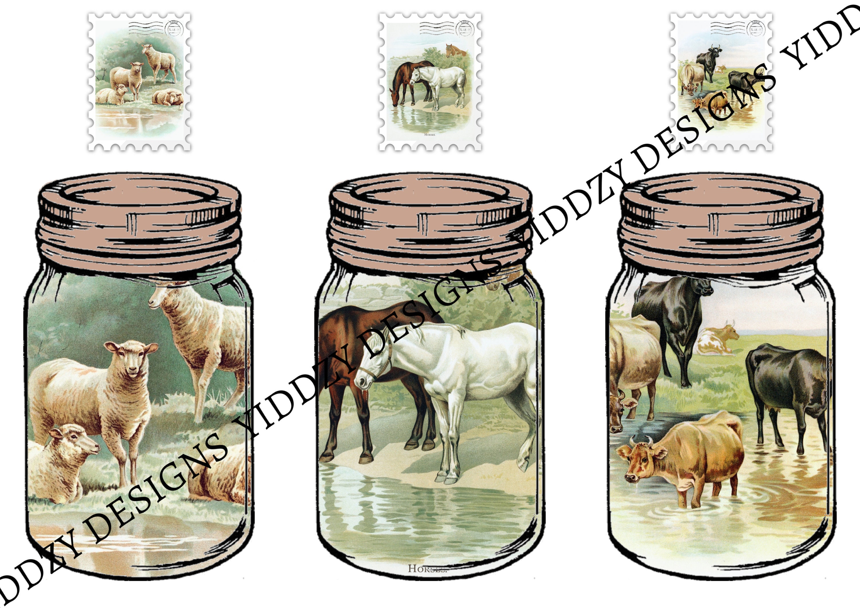 Farm Ephemera Junk Journal Kit - Etsy