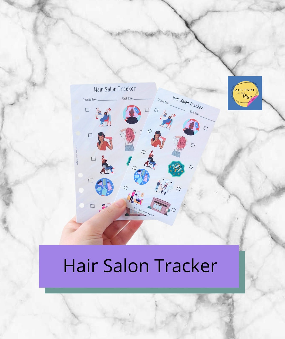 Hair Salon Tracker Hairdresser, Hairstylist Savings Hair Products Cash ...