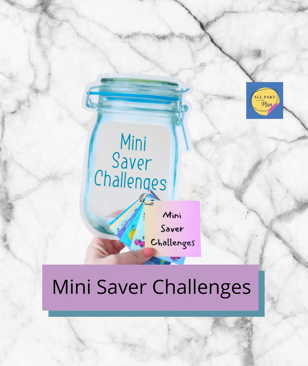 Mini Saving Challenges Set of Budget Savers Set 10 to 100 Savings Book ...