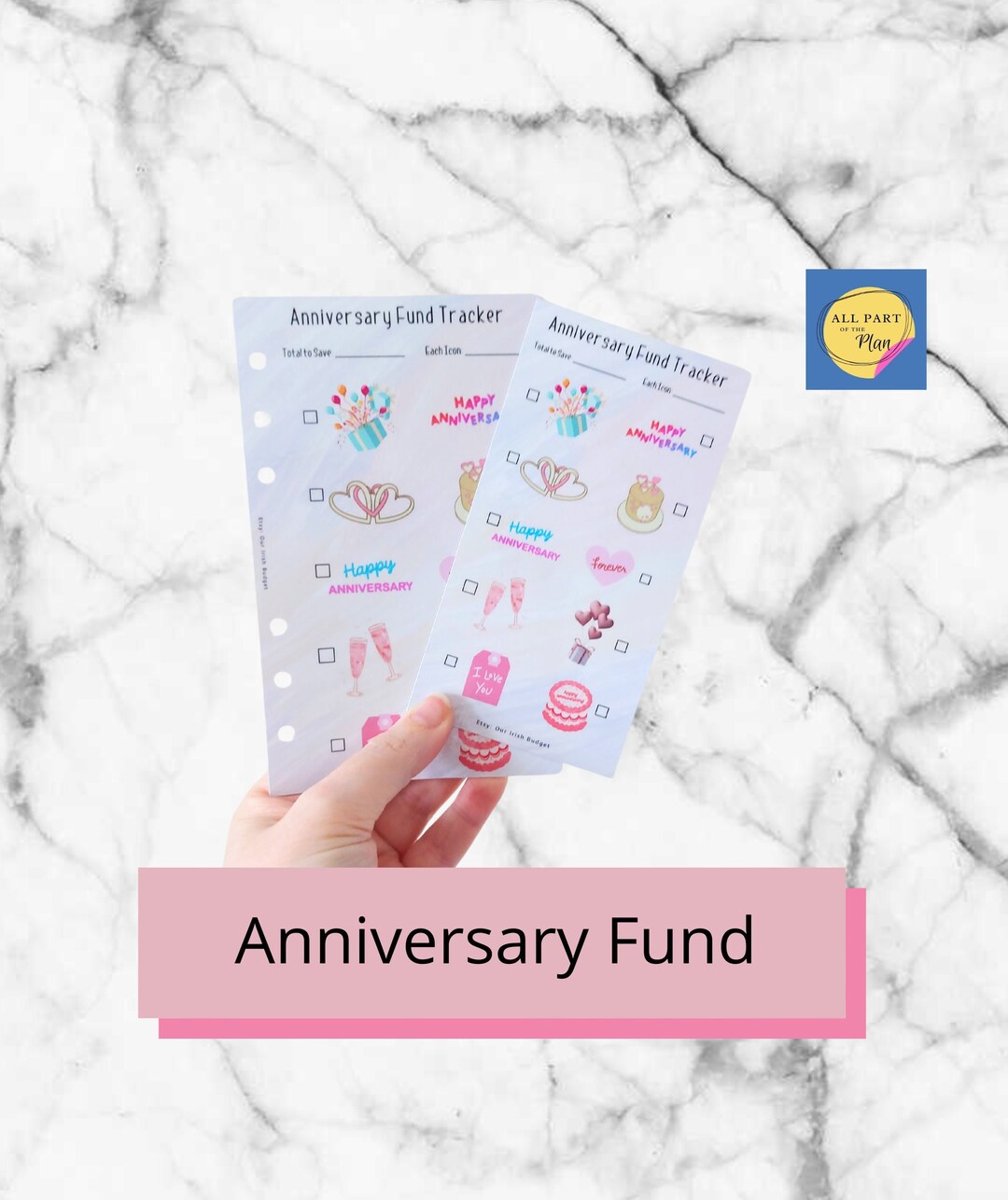 Anniversary Fund Tracker Budget Cash Envelopes Dinner Night Away Gift ...