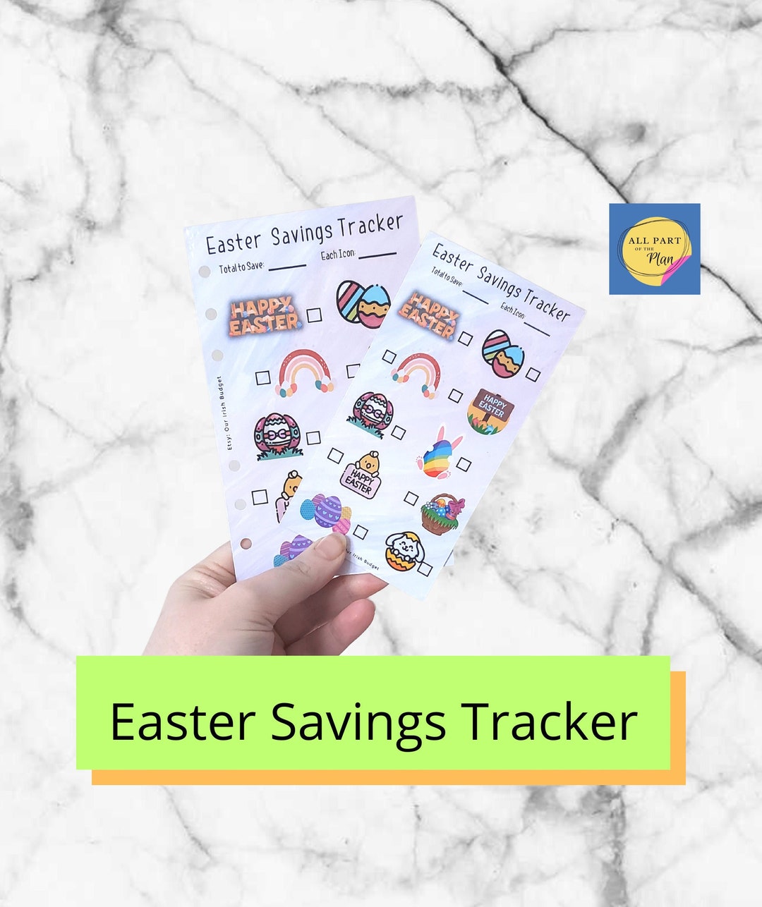 Easter Savings Challenge | Easter Budget Tracker | Savings Challenge ...