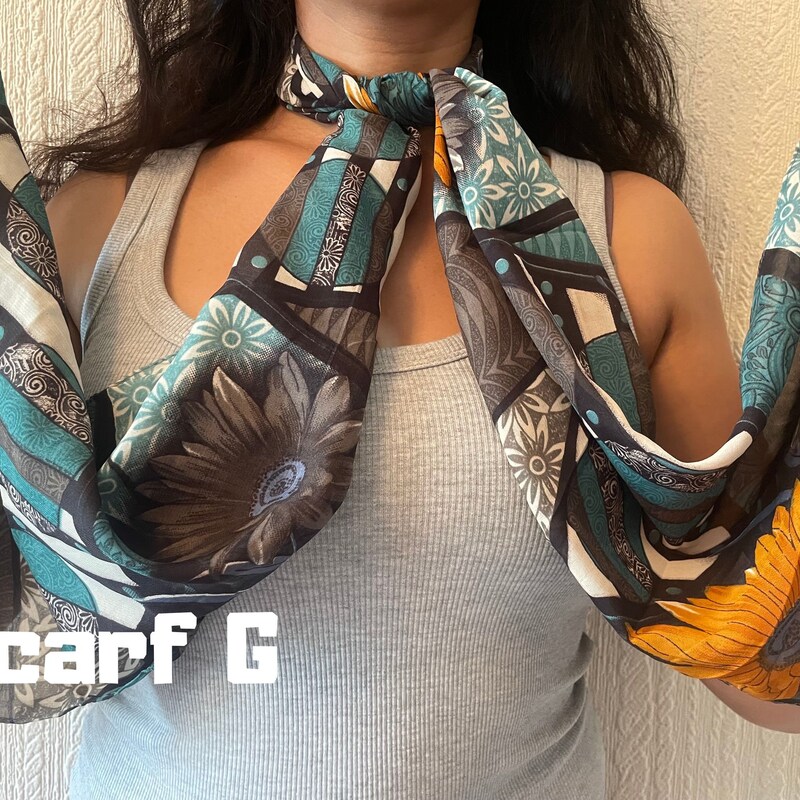 Upcycled Scarf - Etsy