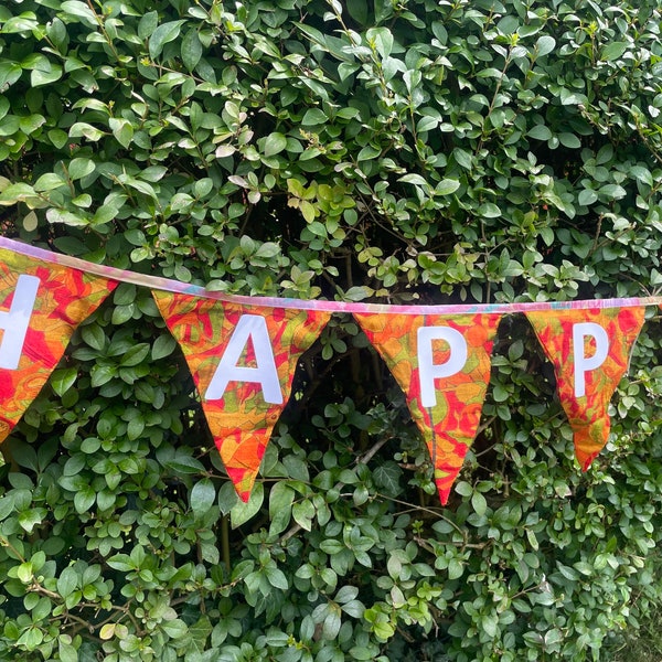 Upcycled Banner - Etsy