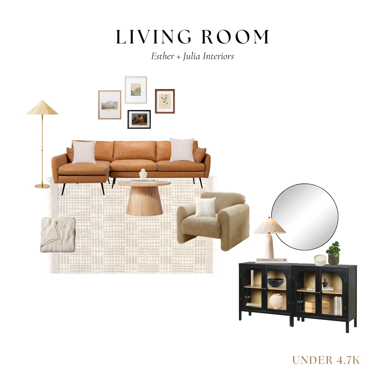 Living Room Interior Decorating | Digital Design Package | Interior ...