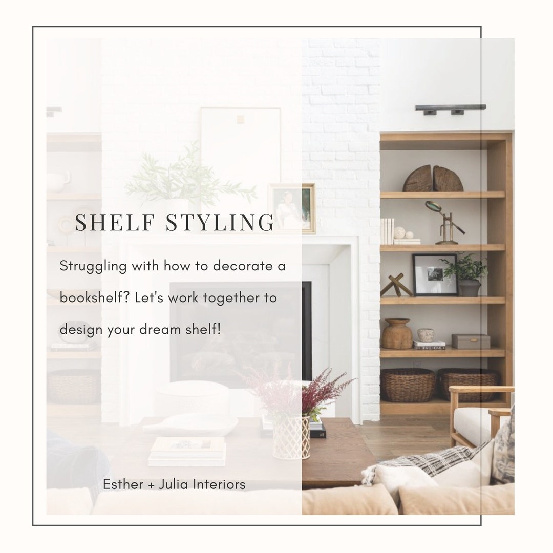 Custom Shelf Styling|custom Room Design| Interior Design Service|e ...