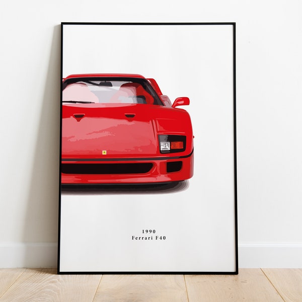 Car Printable Poster - Etsy