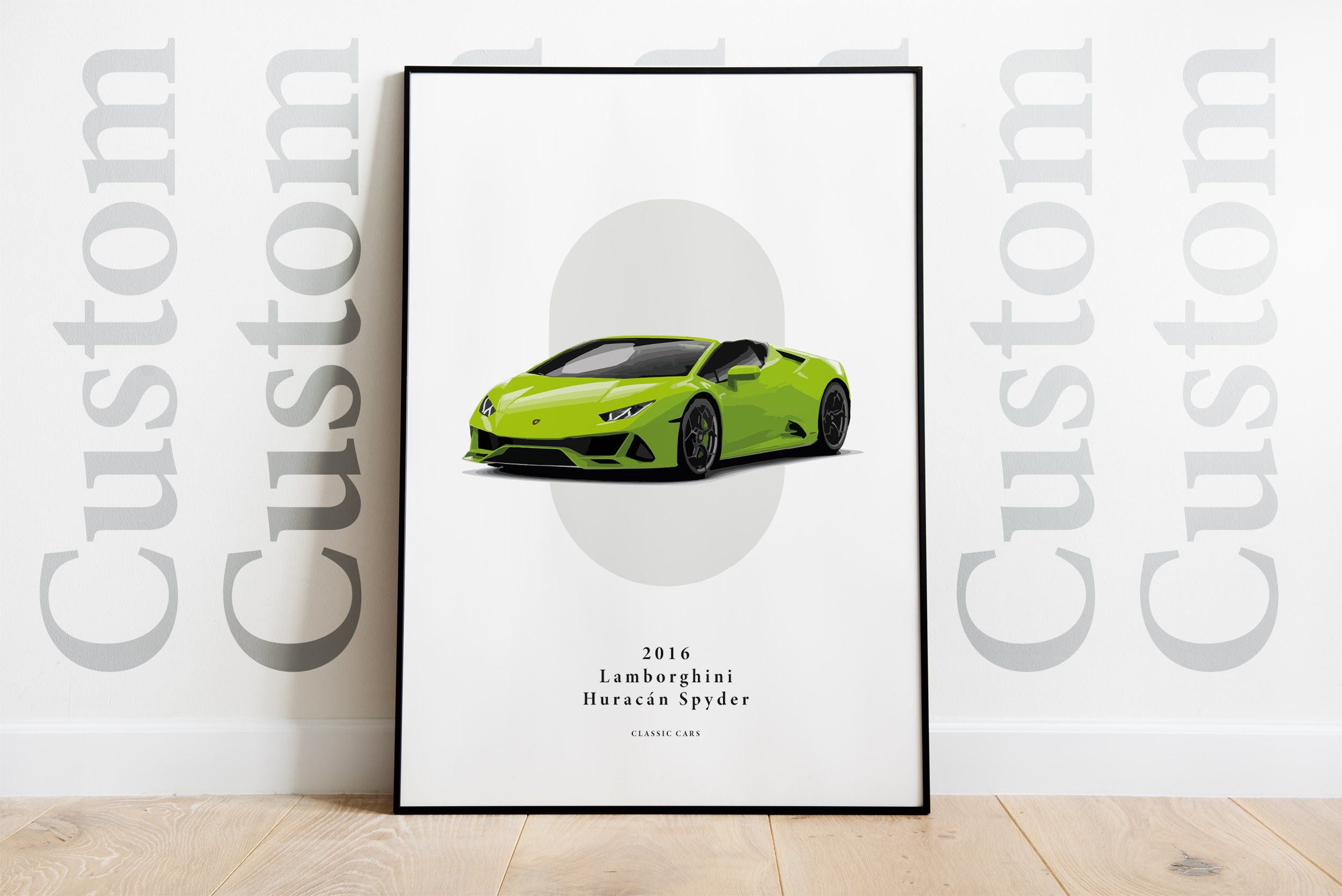 PRINTABLE Custom Car Print Classic Car Prints for a Car Enthusiast ...