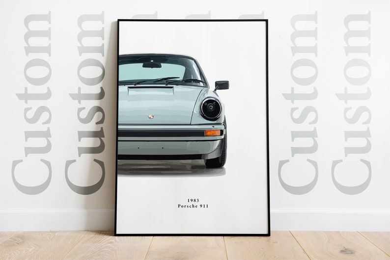 PRINTABLE Custom Car Print Classic Car Prints for a Car Enthusiast ...