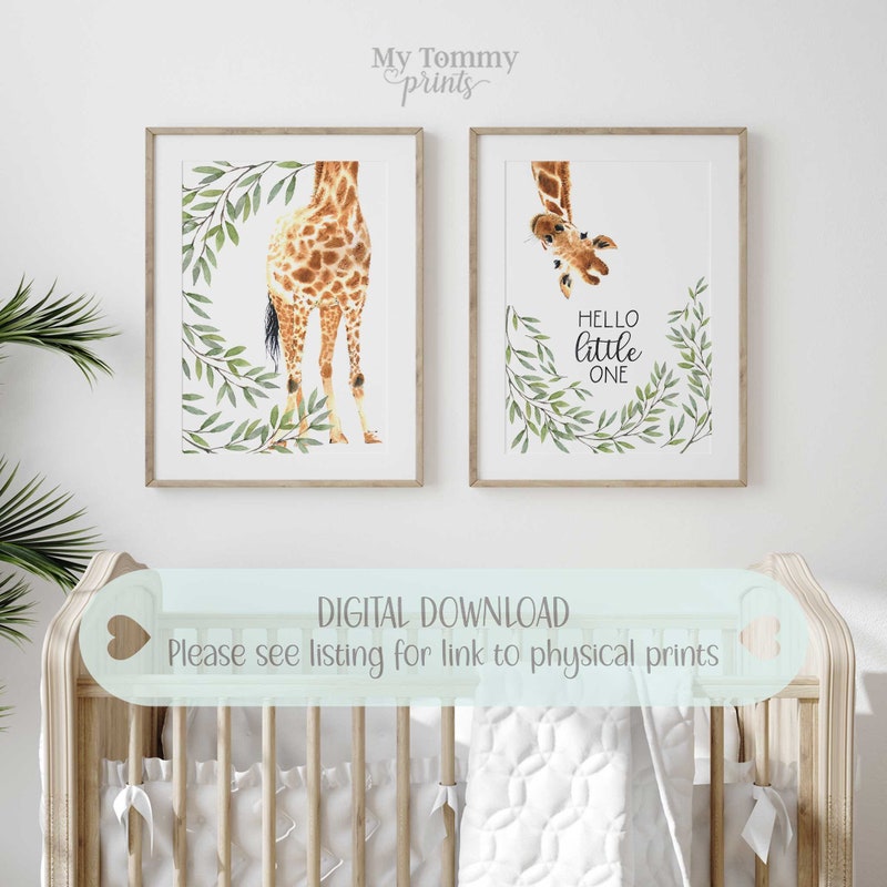 Giraffe Nursery Decor - Etsy