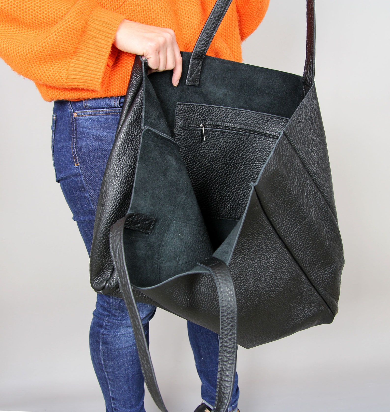 Oversized Tote Bag Leather Tote Bag Large Leather Bag Large - Etsy