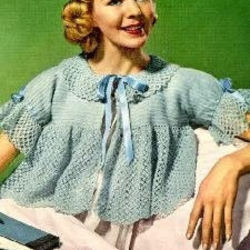 Bed Jacket Pattern - Etsy