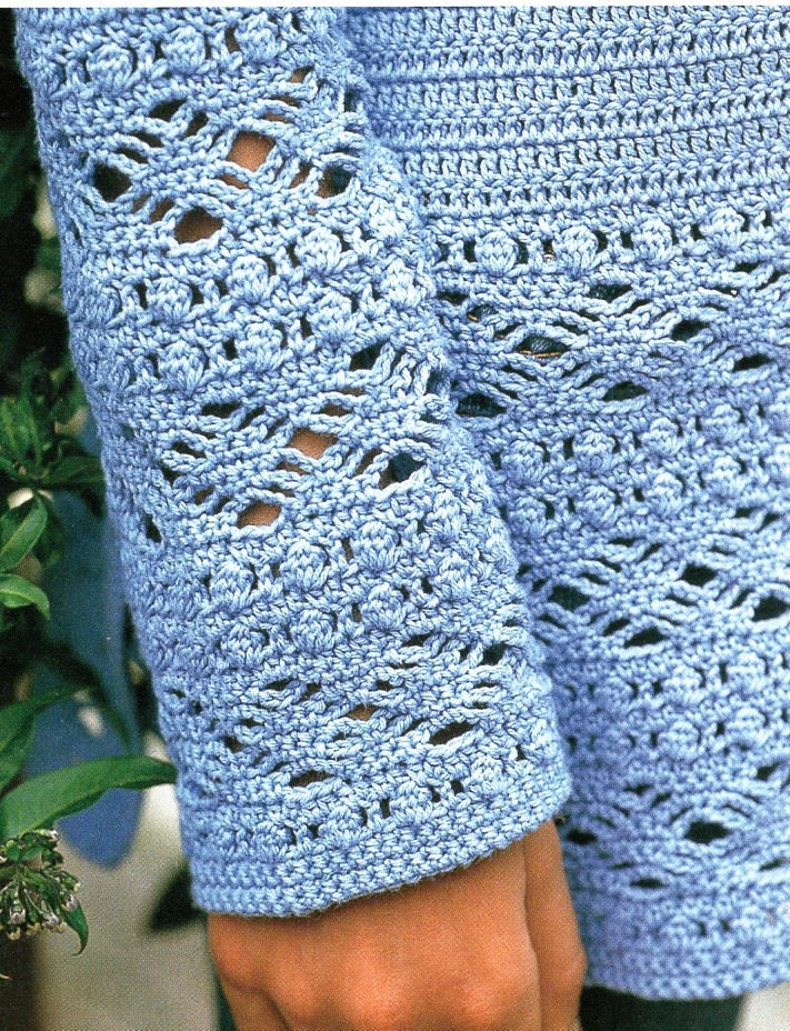 Lacy Tunic Crochet Pattern Lace Top Shirt Crochet Pattern PDF Instant ...