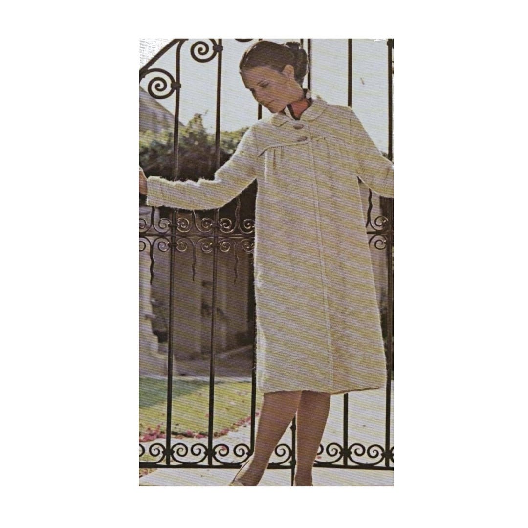 Smock Coat Jacket Knitting Pattern Overcoat Knitting Pattern PDF ...