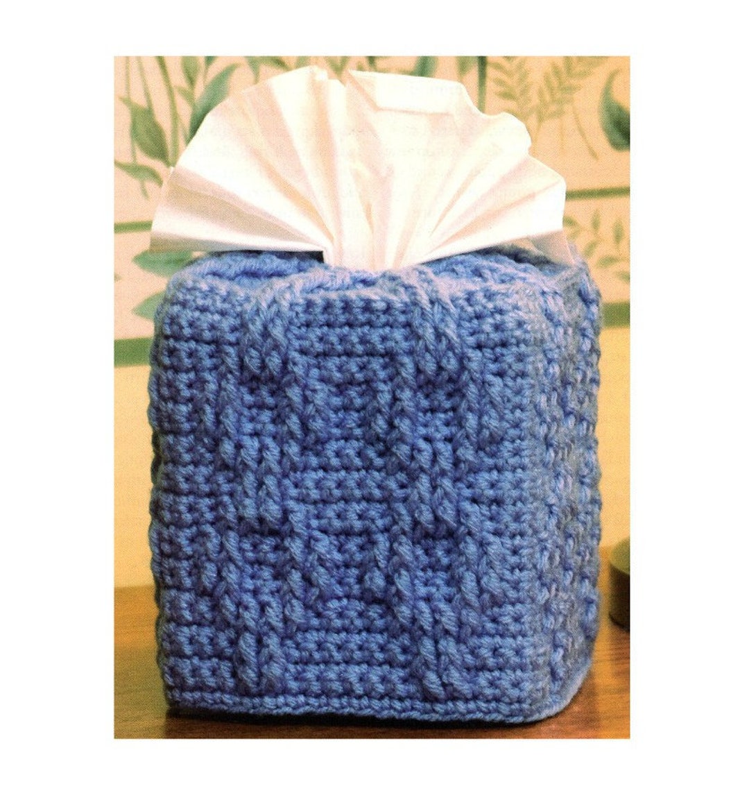 Tissue Box Cover Crochet Pattern Tissue Holder Crochet Pattern PDF ...