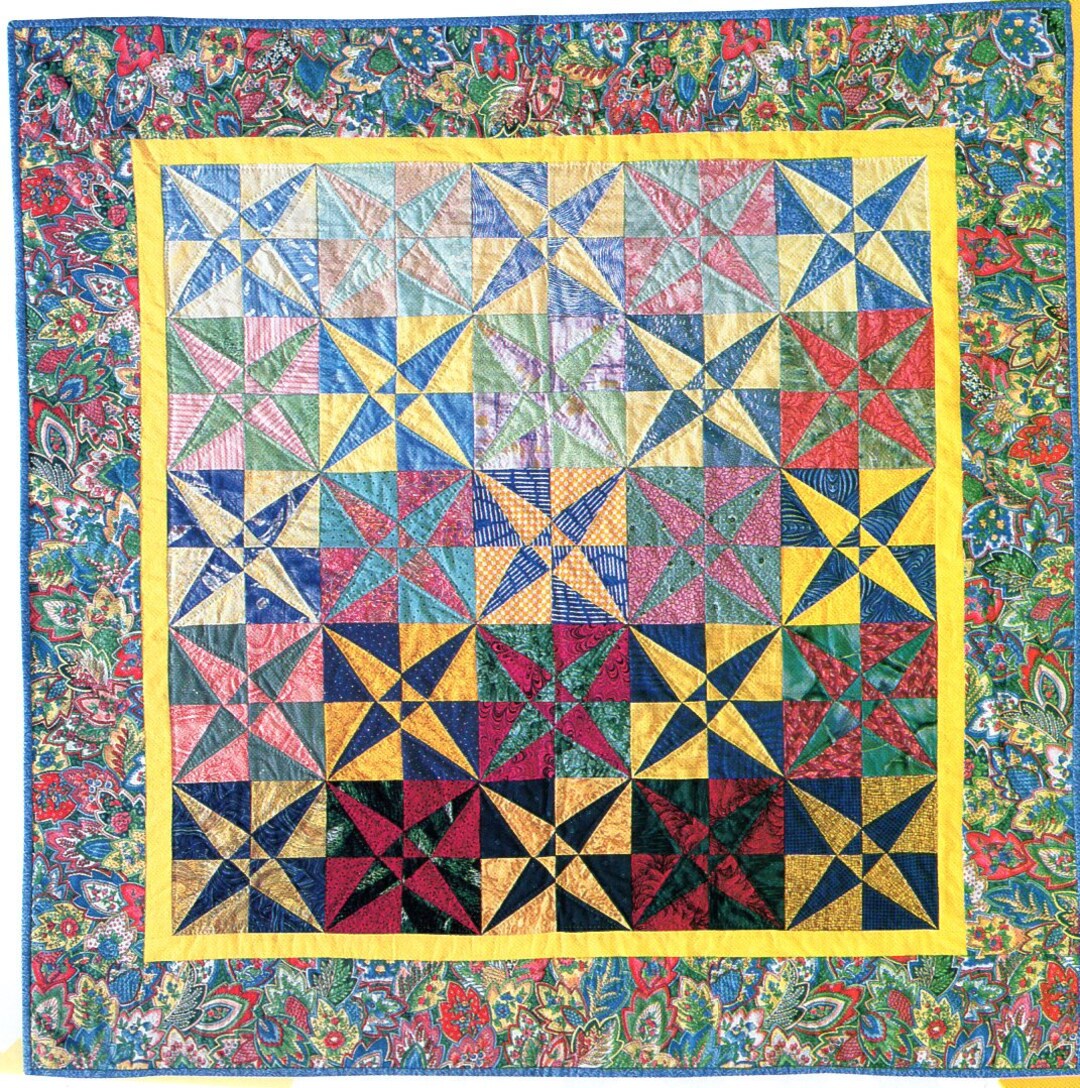 Pinwheel Quilting Pattern Vintage Stars Quilt Pattern Sewing PDF ...