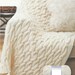 Chunky Cable Afghan Knitting Pattern Cable Bulky Afghan Knitting ...