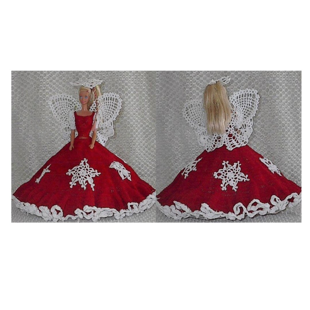 Snowflake Bed Doll Crochet Pattern Angel Pillow Doll Crochet Pattern ...