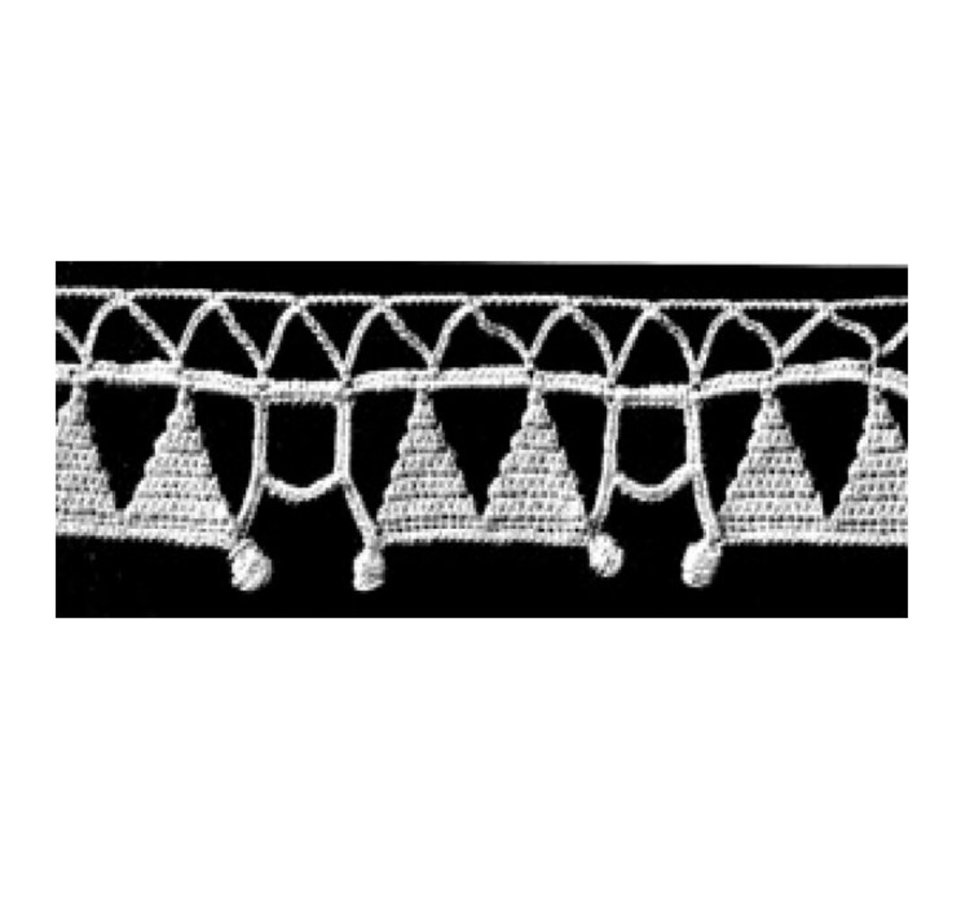 Christmas Tree Garland Crochet Pattern Christmas Tree Edging Crochet ...