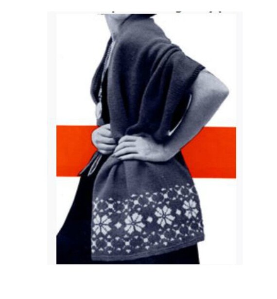 Snowflakes Scarf Knitting Pattern Christmas Shawl Knitting - Etsy