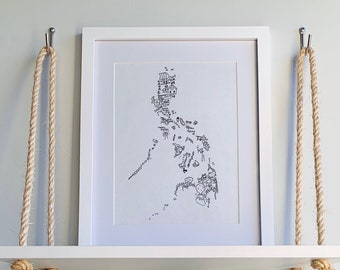 Philippines Word Art - Etsy