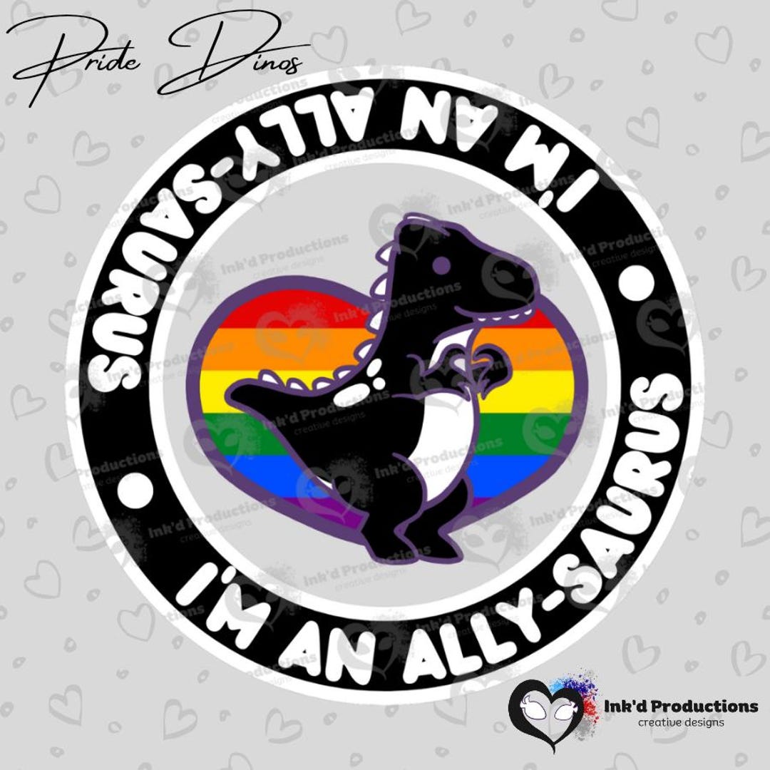 Pride Dinos Stickers - Etsy