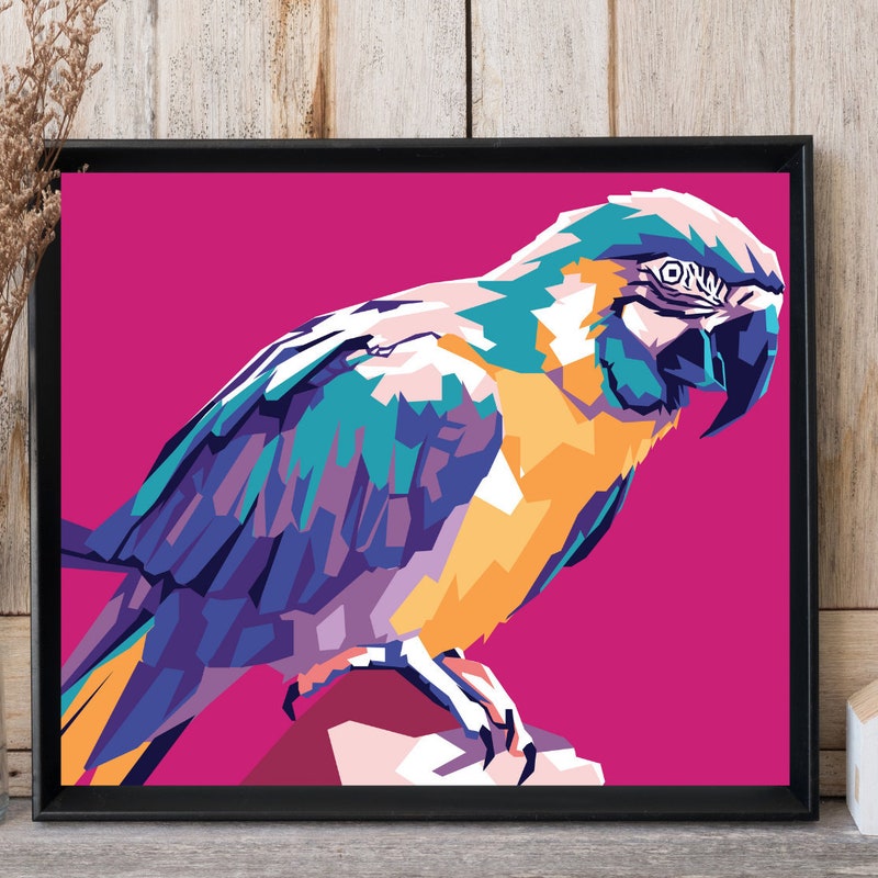 Parrot Poster - Etsy