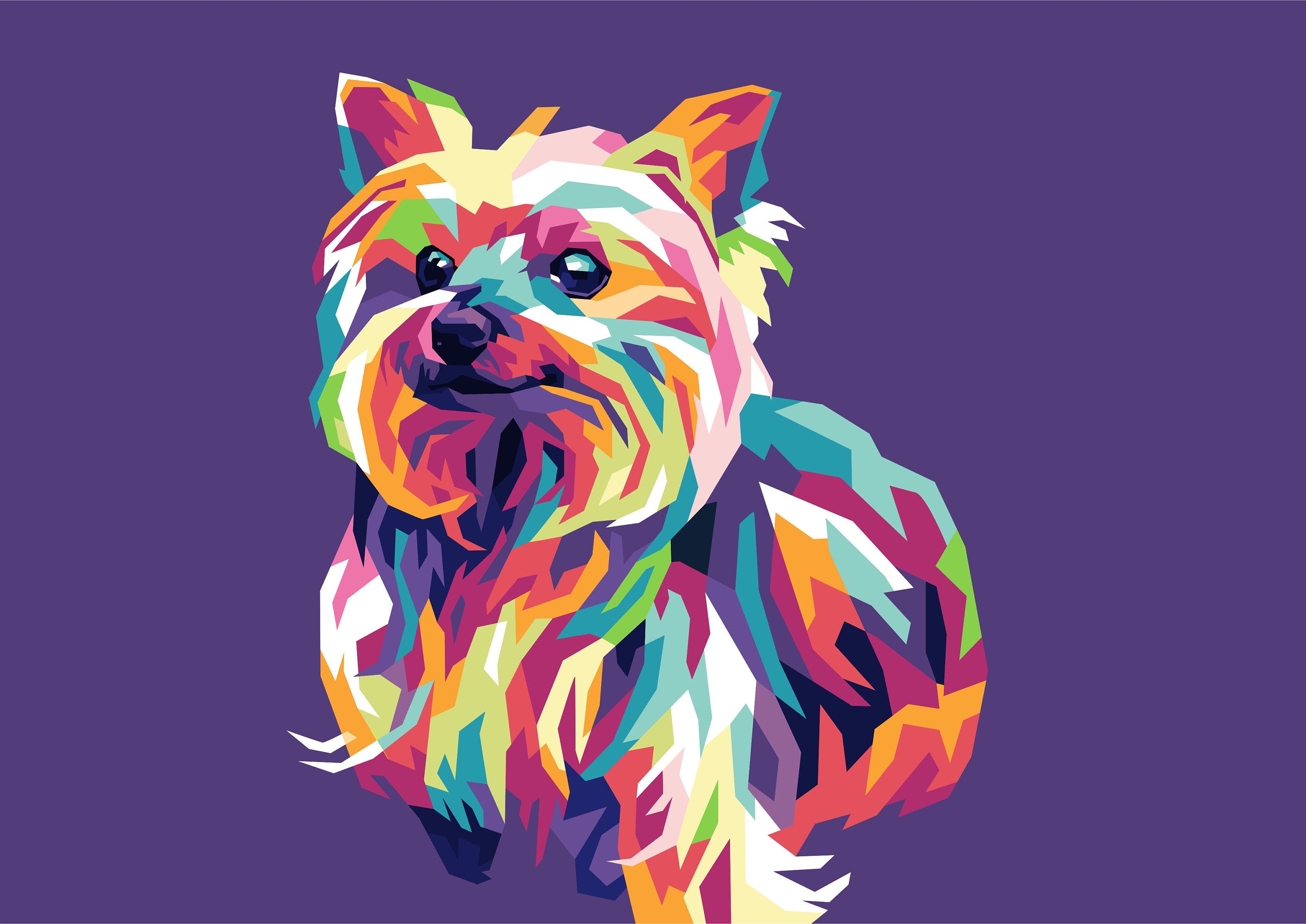 Yorkie Limited Poster Artwork Professional Wall Art - Etsy