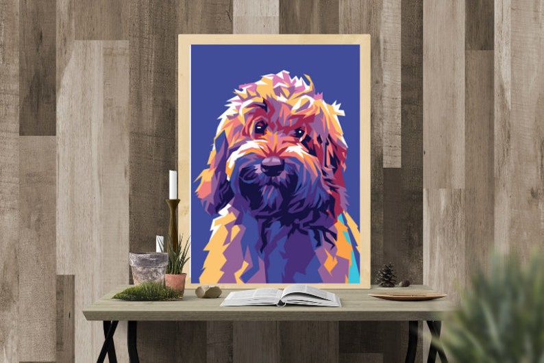 Labradoodle Limited Poster Artwork - Professional Wall Art Merchandise ...