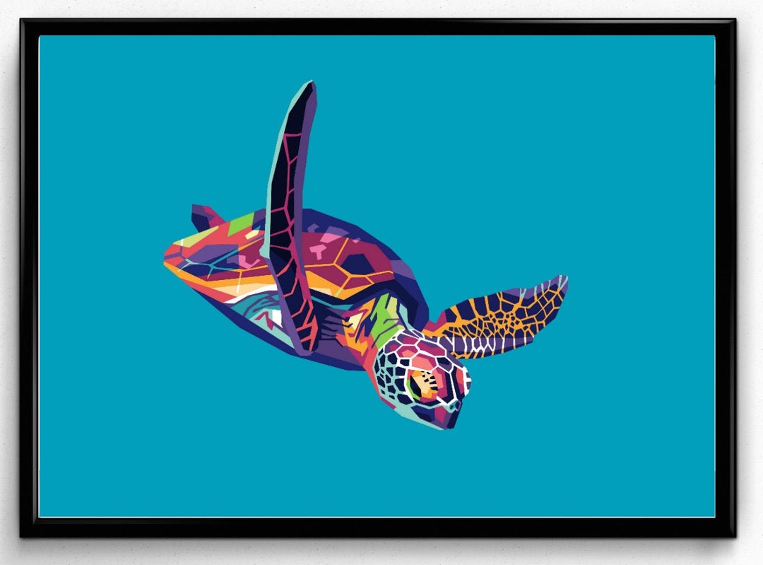 Sea Turtle Limited Poster Artwork - Professional Wall Art Merchandise ...