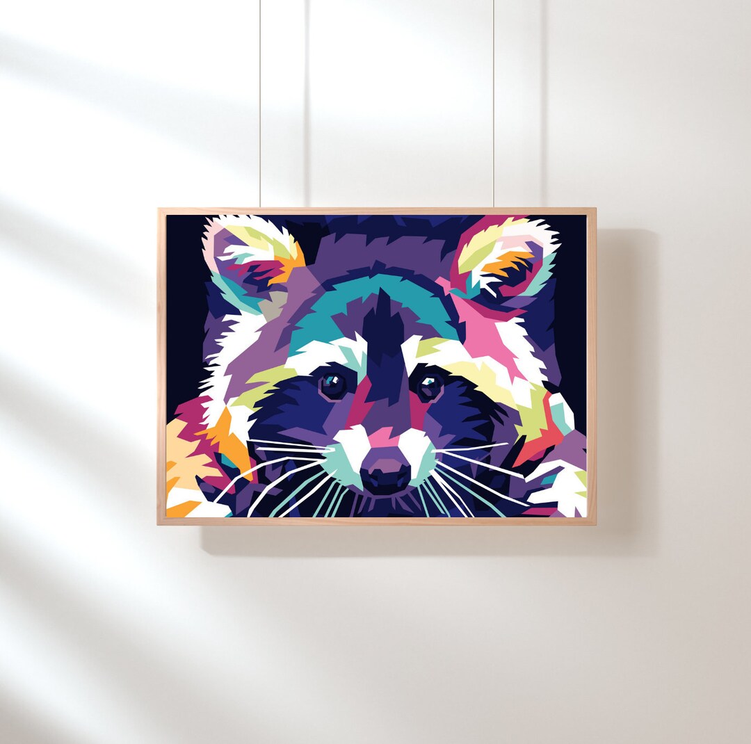 Raccoon Limited Poster Artwork - Professional Wall Art Merchandise ...