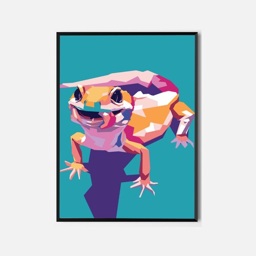 Gecko Limited Poster Artwork Professional Wall Art - Etsy