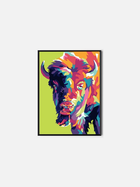 Buffalo Limited Poster Artwork Professional Wall Art | Etsy