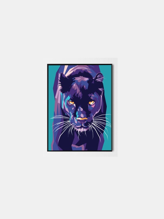 Black Panther Limited Poster Artwork Professional Wall Art | Etsy