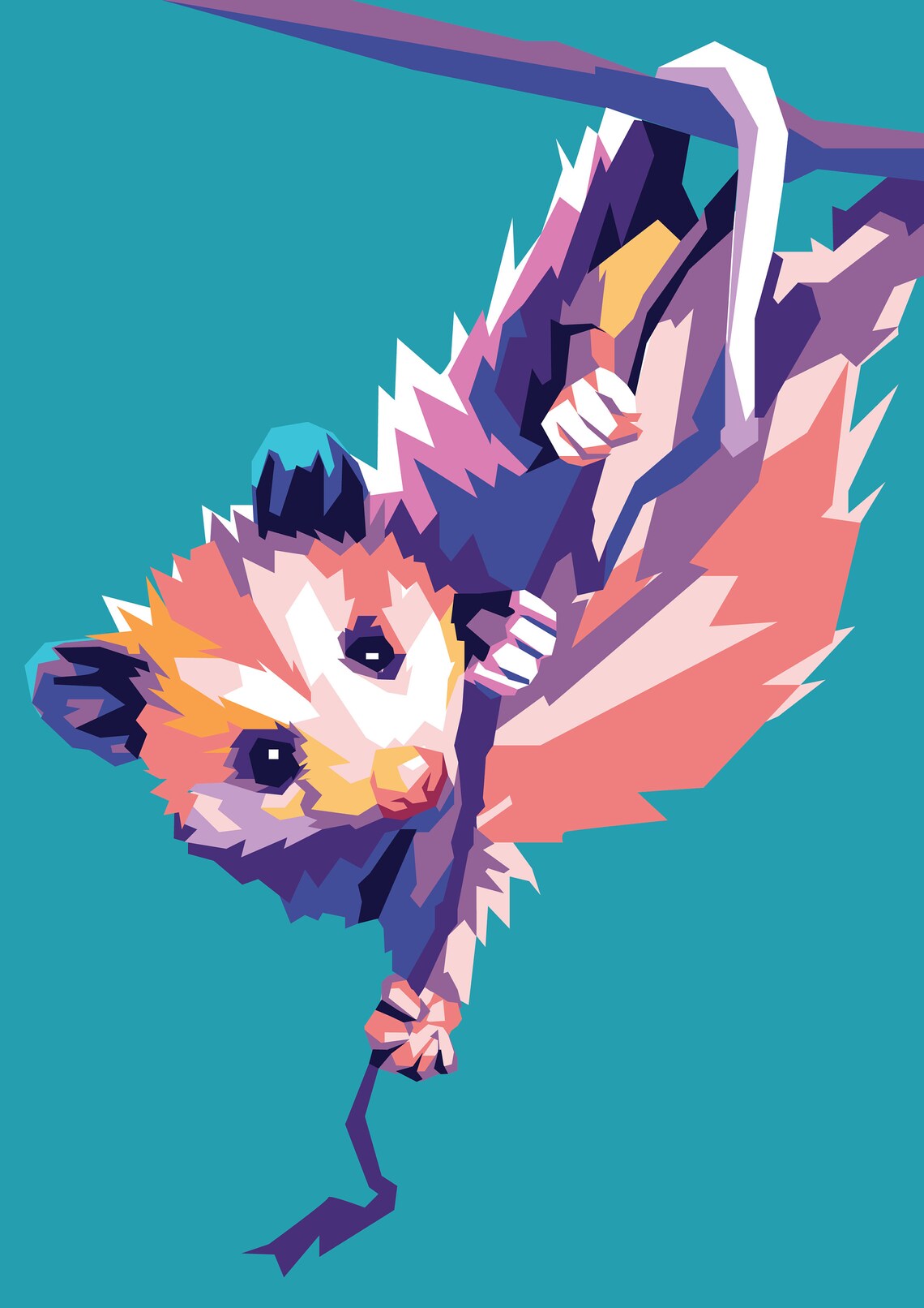 Opossum Limited Poster Artwork - Professional Wall Art Merchandise ...