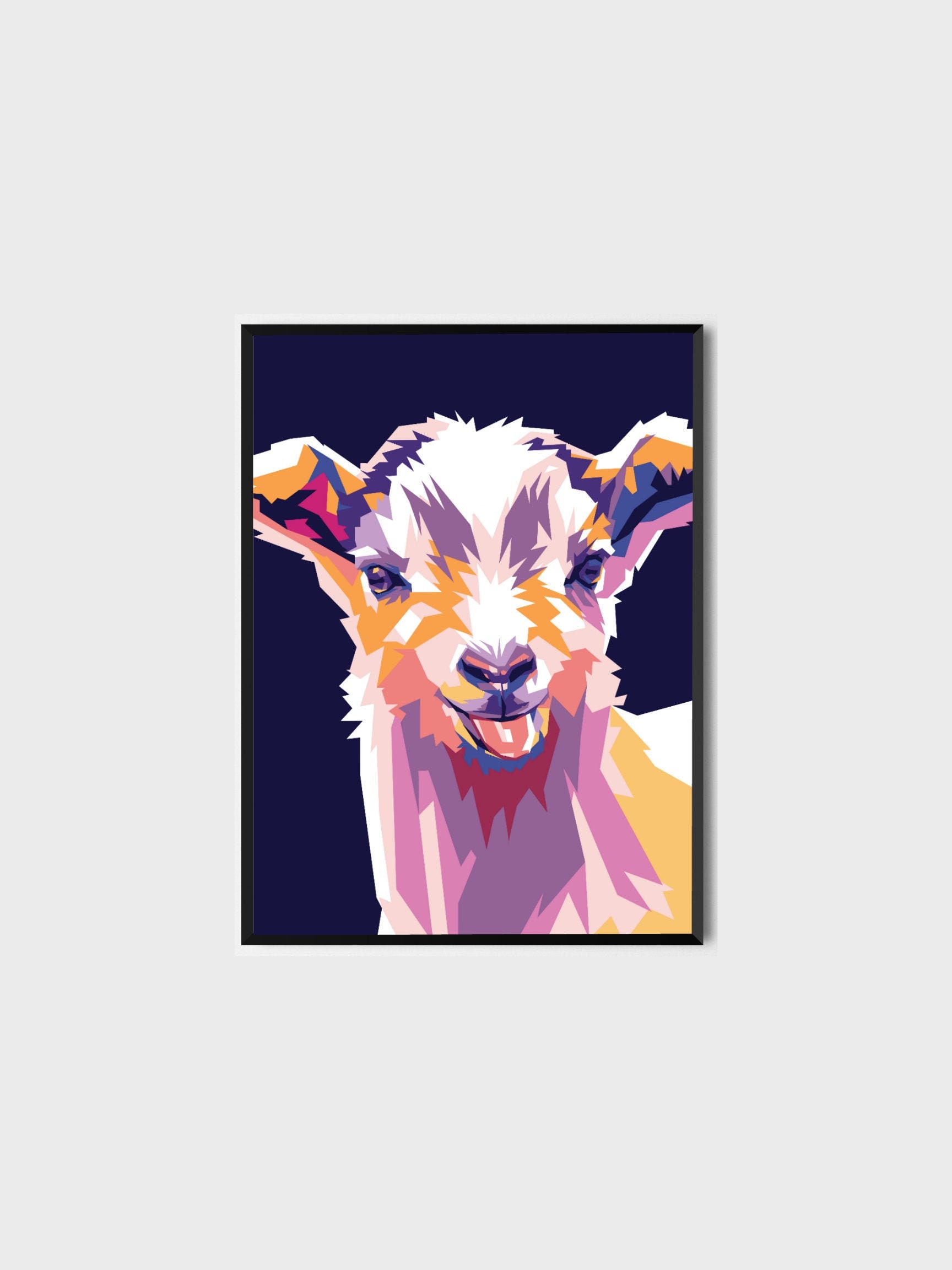 Goat Limited Poster Artwork Professional Wall Art - Etsy France