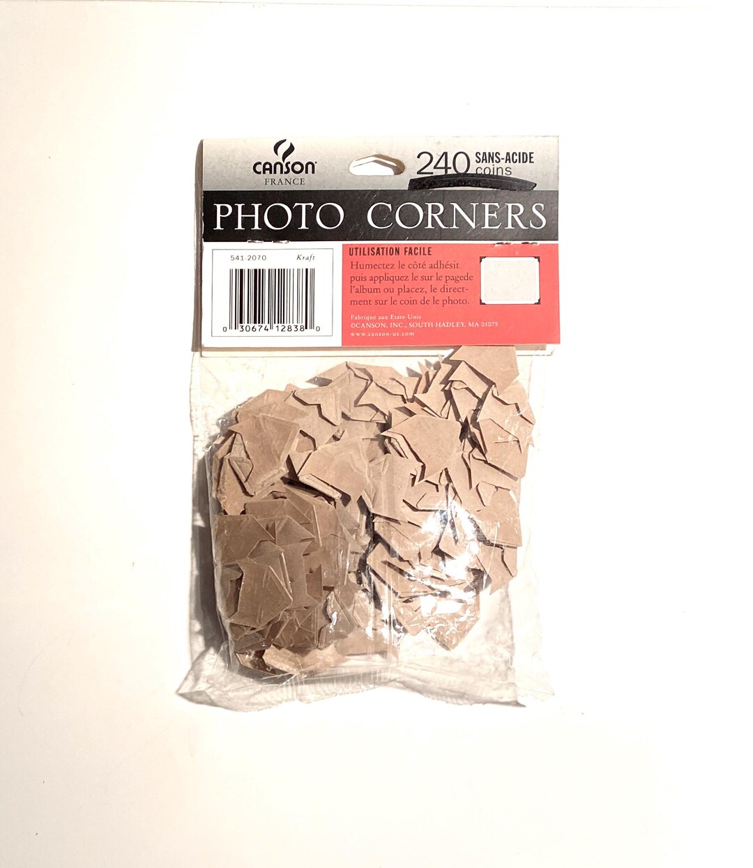 240 Craft PAPER PHOTO CORNERS, Gummed, for Scrapbooking, Photo Albums ...